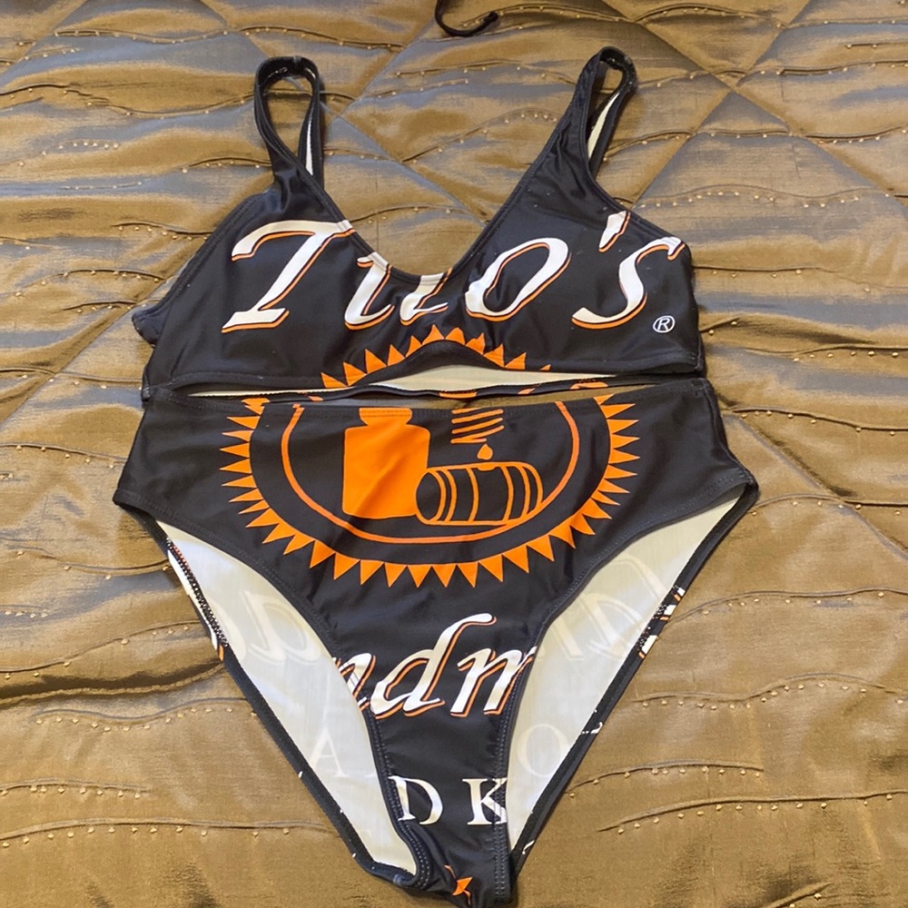 Tito’s Vodka Bikini Swim Black - Gem